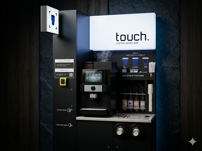 Touch Coffee Smart Bar - make profit with coffee